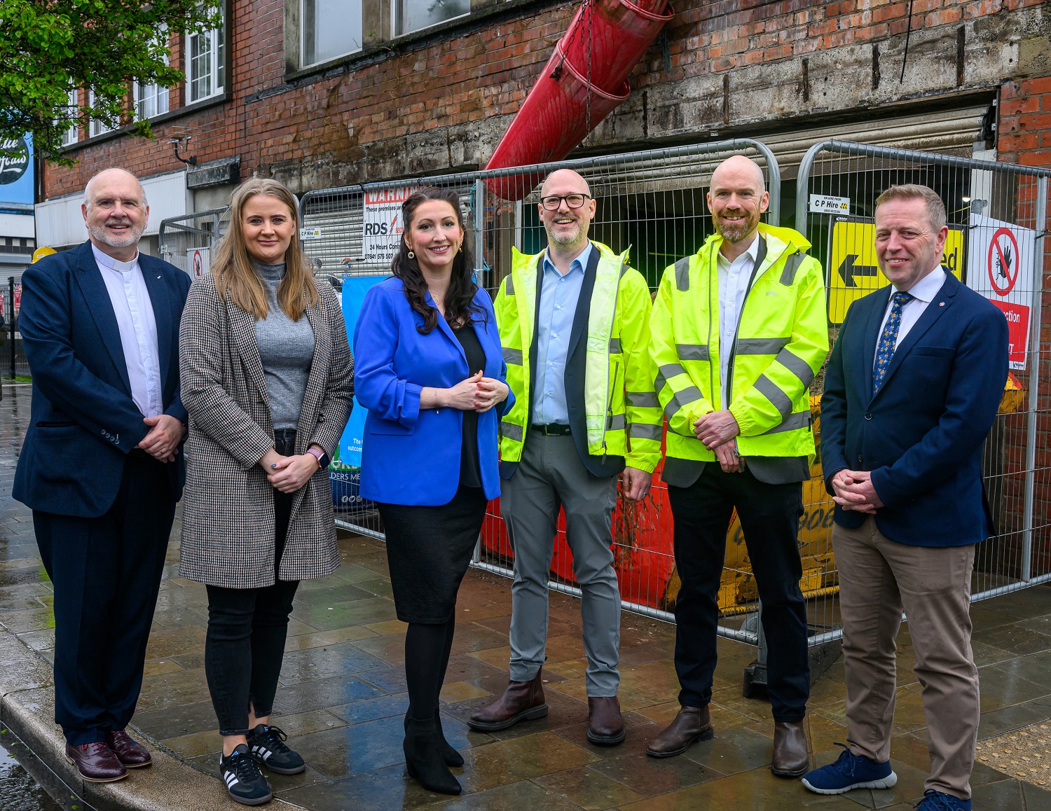 Ministers’ visit marks start of work on £1.1m shared space project in ...